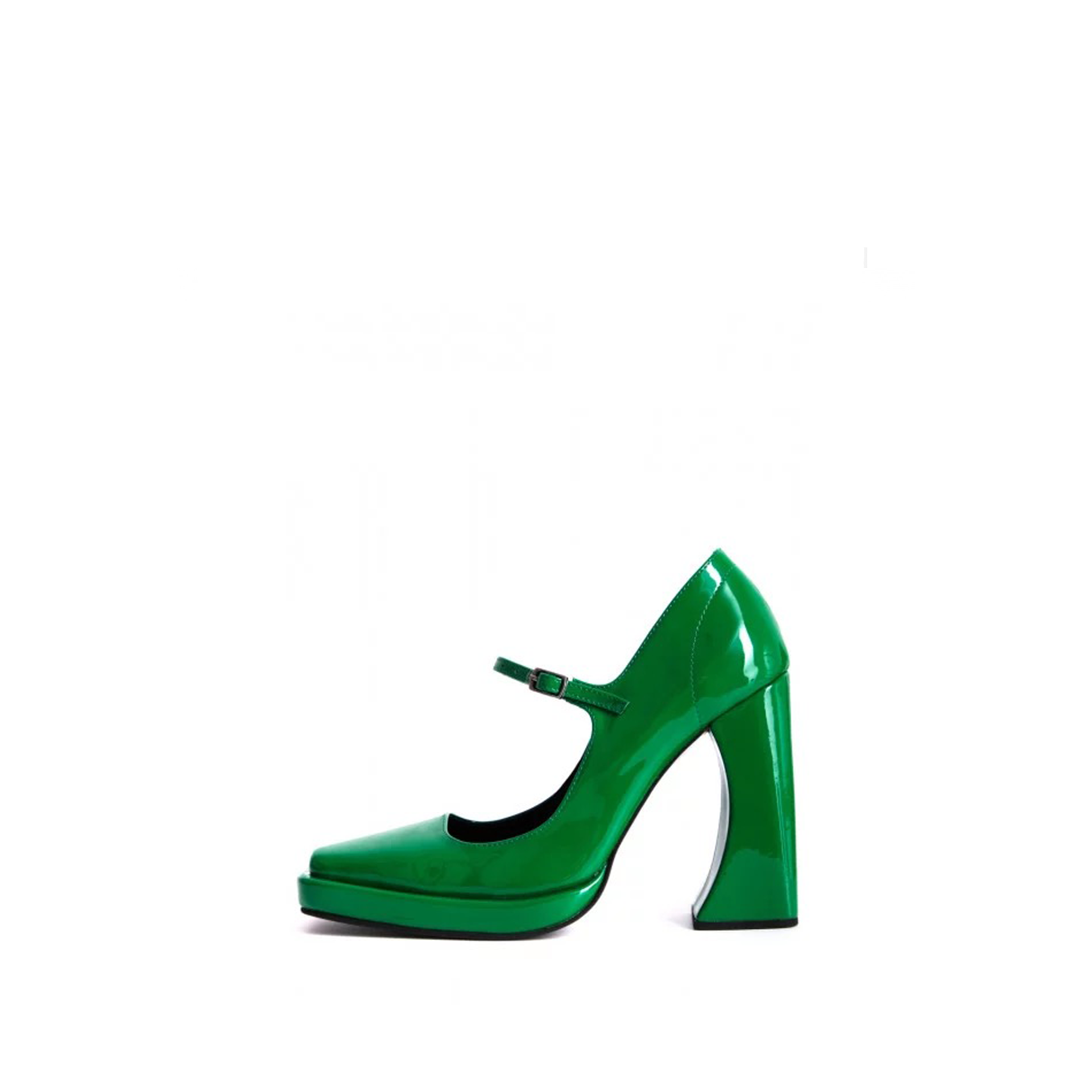 Green square shoes — LNB Studio